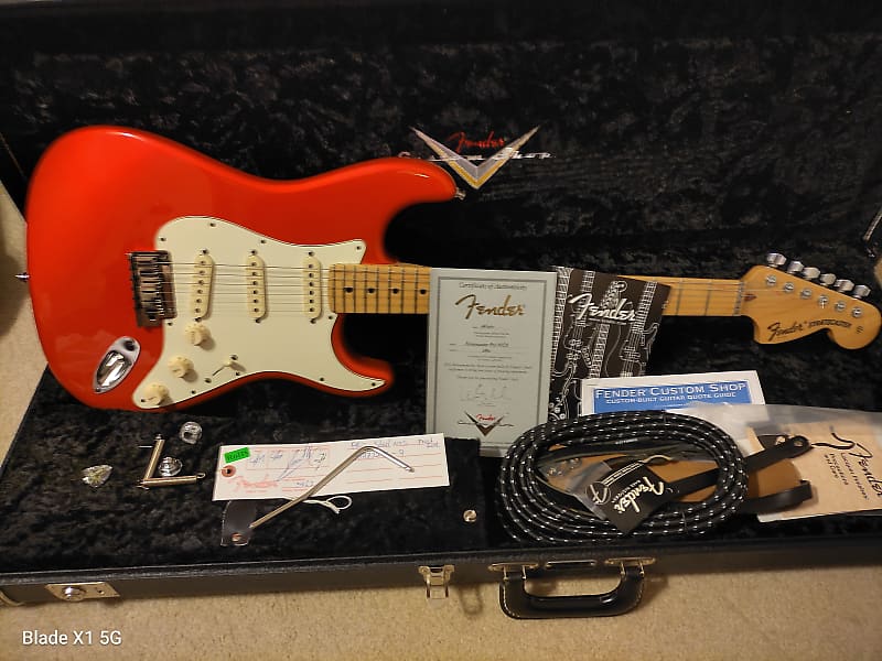 Fender Stratocaster Custom Shop Pro. Red | Reverb