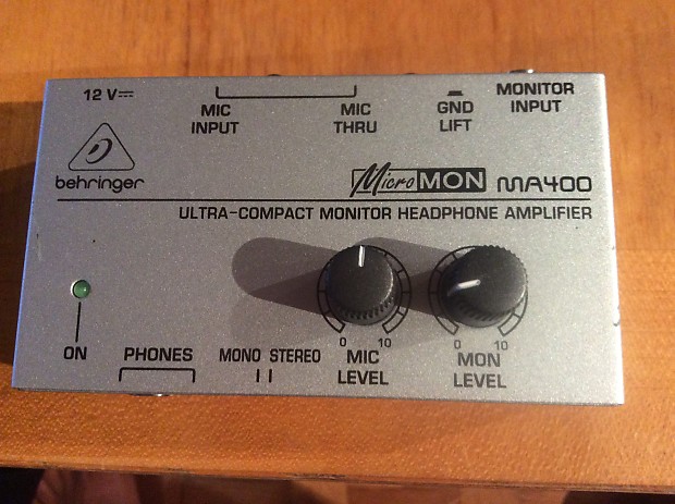 Behringer MicroMON MA400 2013 Silver | Reverb