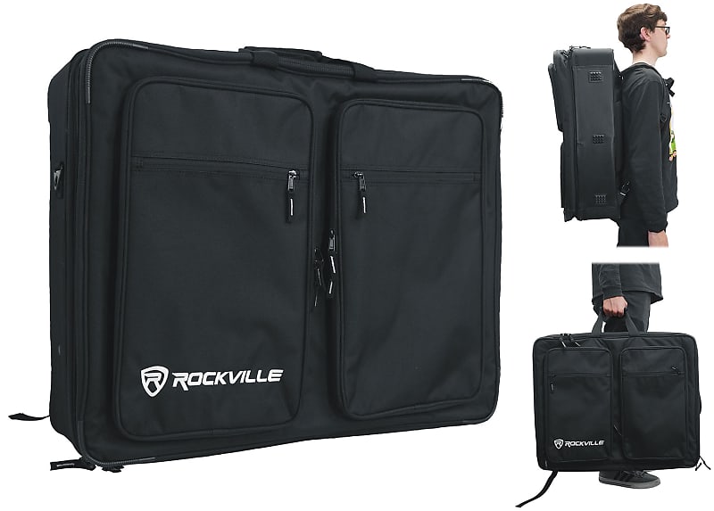Rockville BP-MIX2621 Semi Rigid Padded Mixer Bag Fits | Reverb