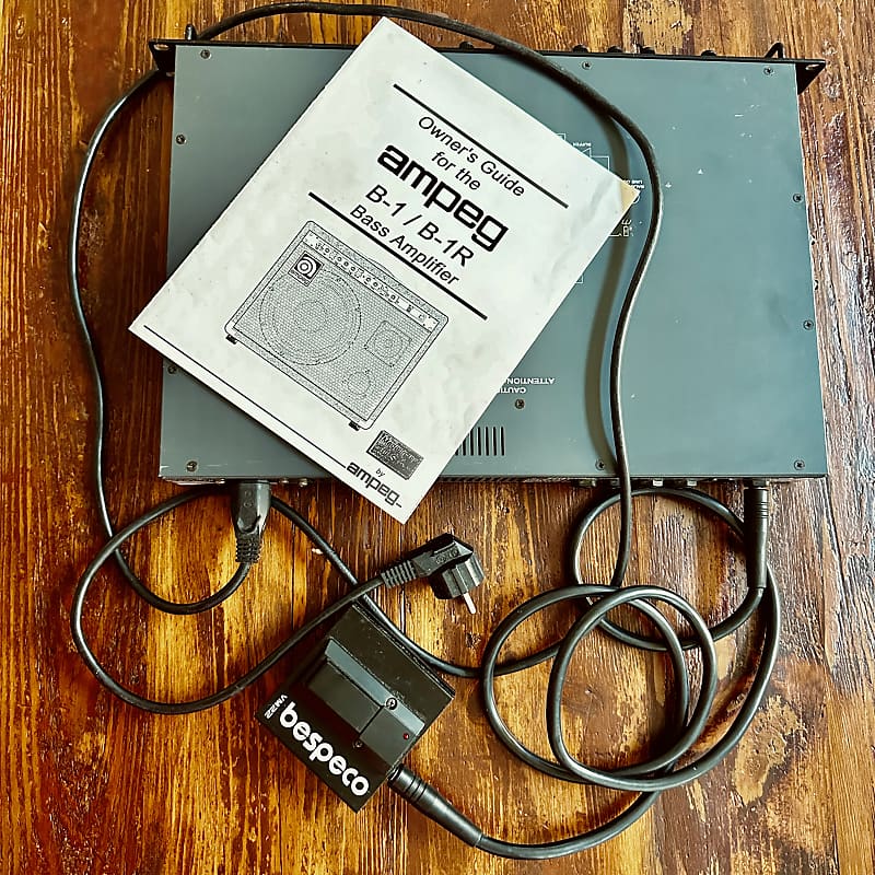 Ampeg B1R single rack space bass amplifier 80er - Grau | Reverb