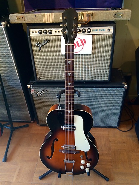 Kay Model 6550 C1961 Vintage Sunburst | Reverb