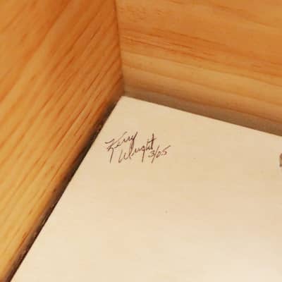 2005 Kerry Wright 12” Art Deco Tweed Speaker Cabinet Very | Reverb