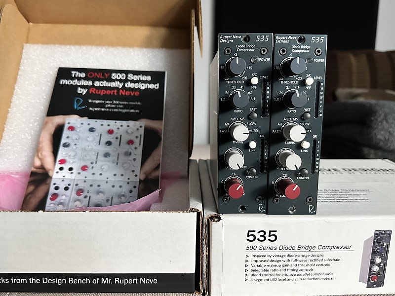 RND (Rupert Neve Designs) bundle: 535 compressors (pair) in | Reverb