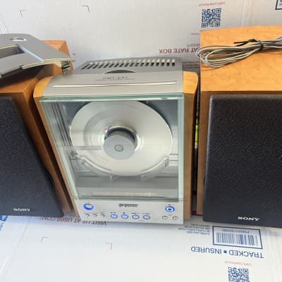 SERVICED Sony CMT-EX1 Vertical Loading CD FM/AM Stereo Mini | Reverb