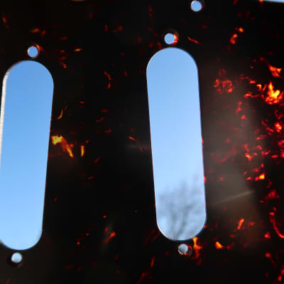 Fender Stratocaster Pickguard '54 - '58 Tortoise / Nitrate | Reverb