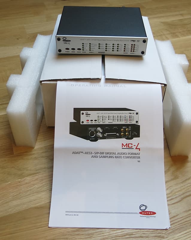 Mutec MC-4 Digital Audio Format and Sample Rate Converter | Reverb