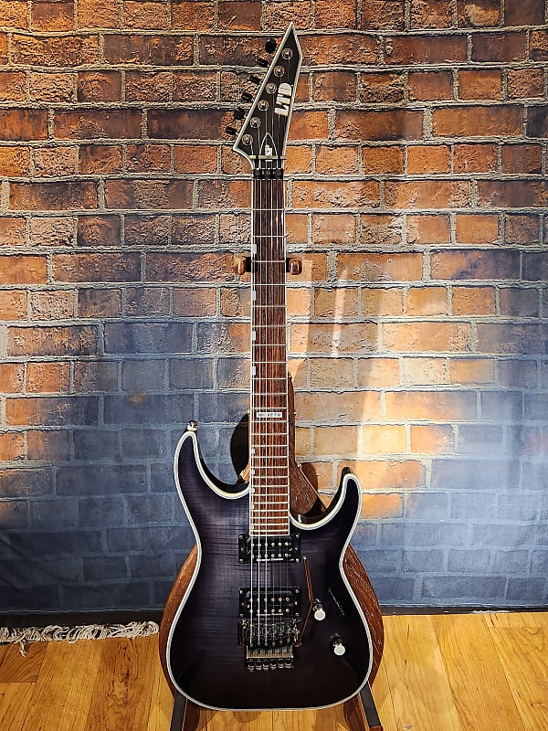 ESP LTD MH-401 FM See-Thru Black w/ Seymour Duncans | Reverb
