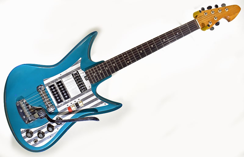 Teisco 1960's Del Ray ET-312 "Shark Fin" Electric Guitar in a | Reverb