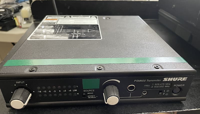Shure PSM600 Black IEM Transmitter & Receiver 642.275 / | Reverb