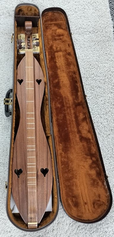 Vintage 1986 M12-W Walnut Mountain Dulcimer with Case, Signed | Reverb