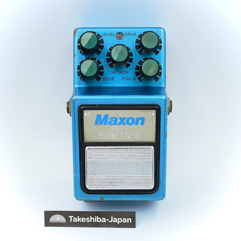 Maxon SM-9 Super Metal Made in Japan Guitar Effect Pedal | Reverb