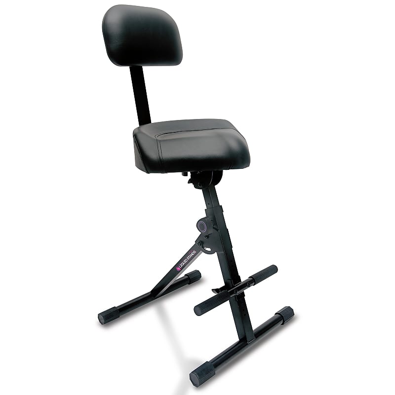 Liquid Stands Adjustable Guitar Stool with Backrest - Drum | Reverb