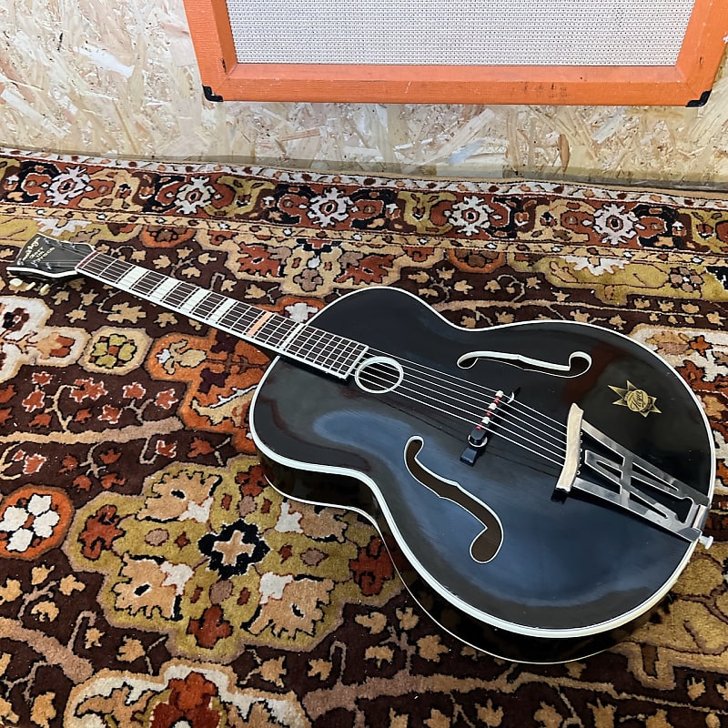 Vintage 1950s Herr Im Frack Hoyer Black Archtop German Jazz | Reverb