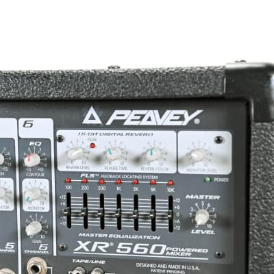 Peavey XR 560 Six-Channel Powered Mixer CG007JN | Reverb