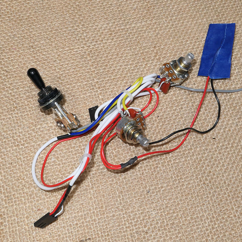 Wired EMG Volume Volume 25K Pots + 3-way Switch for Active | Reverb