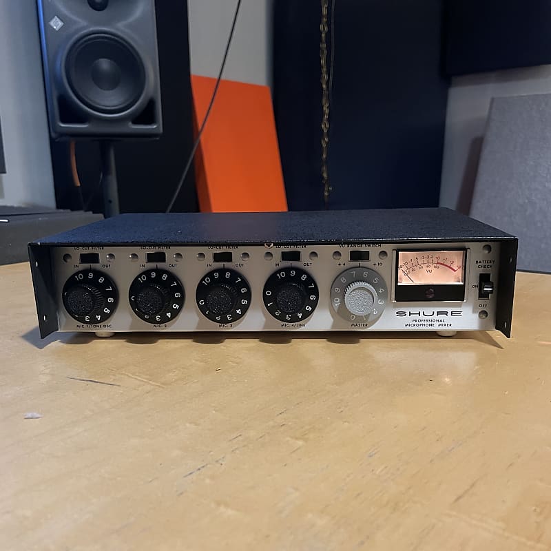 Shure M67 Microphone Mixer Modded Preamps | Reverb