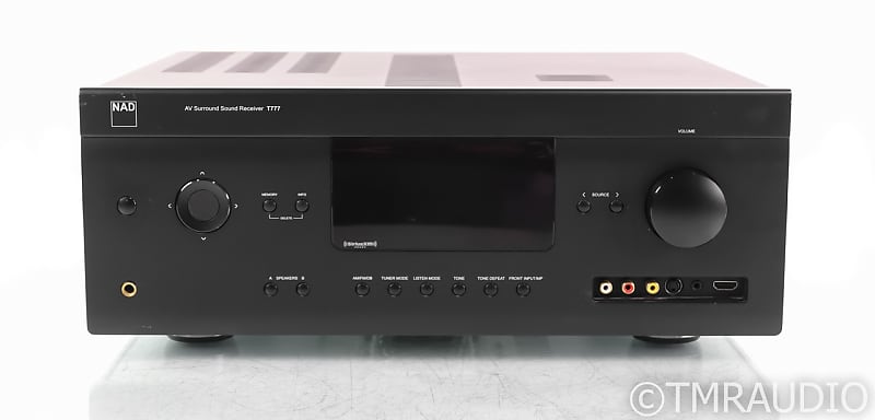NAD T777 7.2 Channel Home Theater Receiver; Remote; Black | Reverb