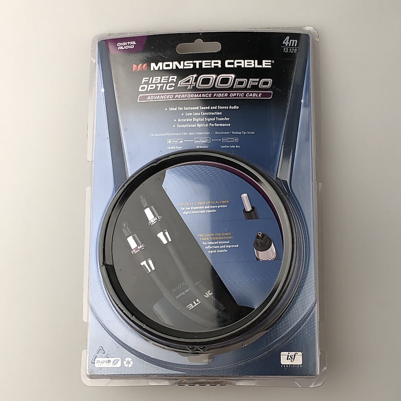 Monster Cable Fiber Optic 400DFO 4M Digital Audio | Reverb Australia