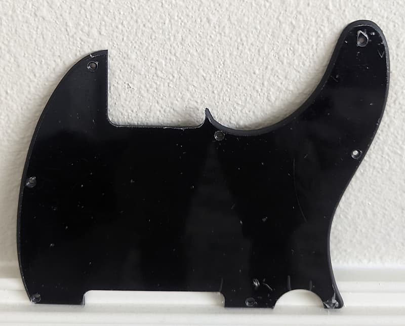 Fender Esquire or Telecaster 8-Hole 1-Ply Black Pickguard NEW | Reverb