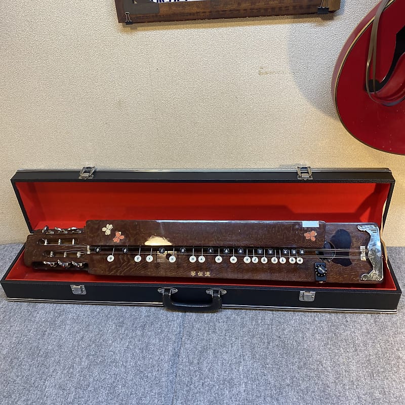 6 string Taisho Goto - Nagoya harp. Keyed lap steel like | Reverb