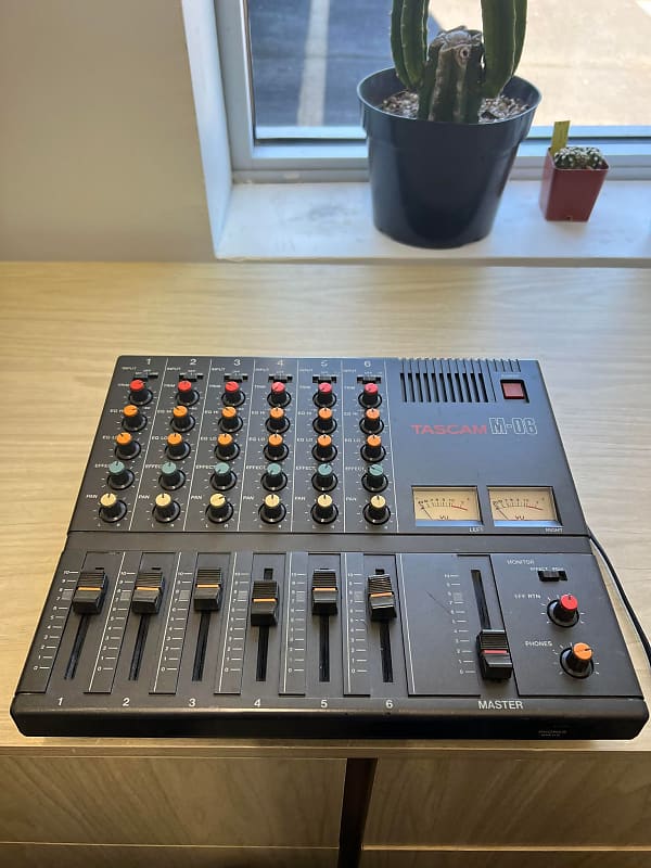 Vintage Tascam M-06 Channel Stereo Analog Mixer 80’s | Reverb