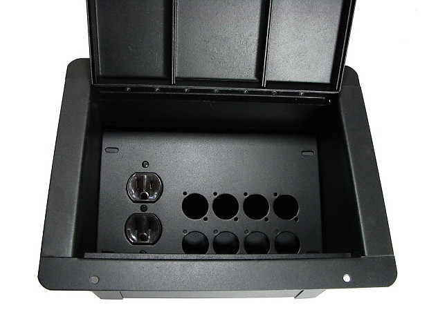 ProCraft Pro Audio Recessed Pocket Floor Box, 8 D Mount | Reverb