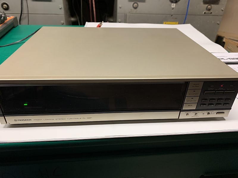Pioneer PL-88F front loading turntable | Reverb