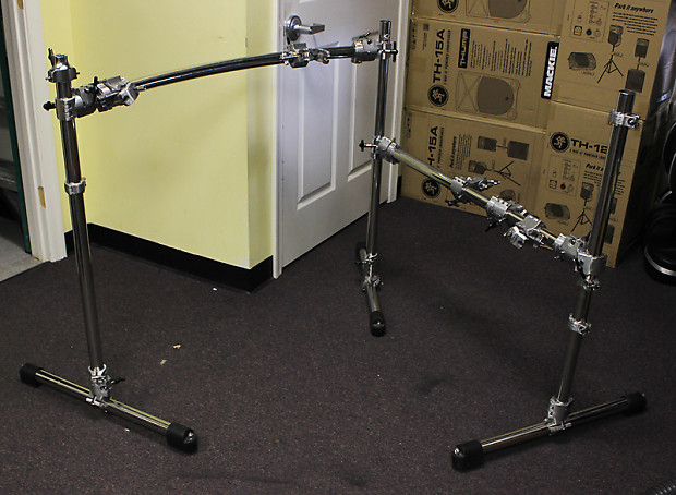 Pacific PDP Chrome Plated Main and Side Drum Rack Package | Reverb