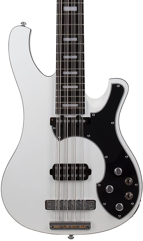 Schecter Stargazer 12 12-string Bass Guitar - Gloss White | Reverb