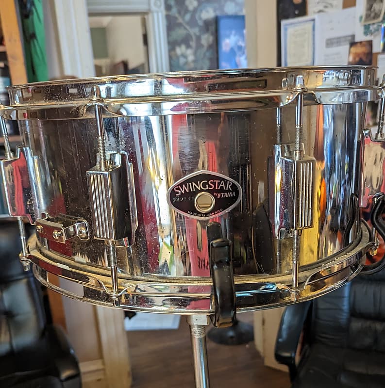 Tama Swingstar - Chrome 6 x 14" . Clean snappy Snare Drum . | Reverb