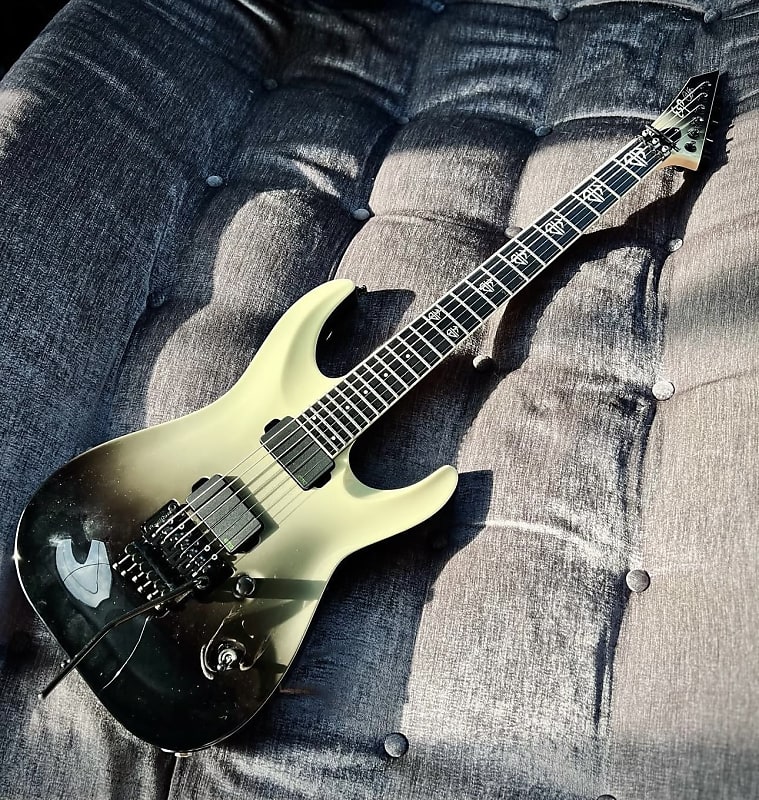 ESP Custom M-II - Glow in the Dark Fade (ONE OF A KIND) | Reverb