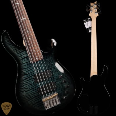 PRS Private Stock Gary Grainger 5 String Bass Teal Burst | Reverb