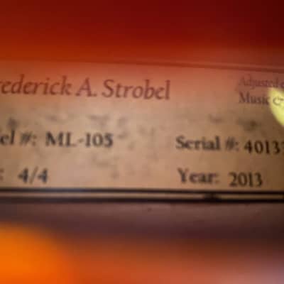 Frederick A. Strobel Violin ML-105 2013 - size 4/4 | Reverb
