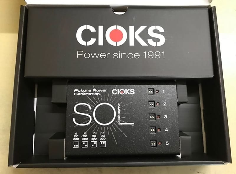 CIOKS SOL Pedal Power Supply w/ Original box & paperwork | Reverb
