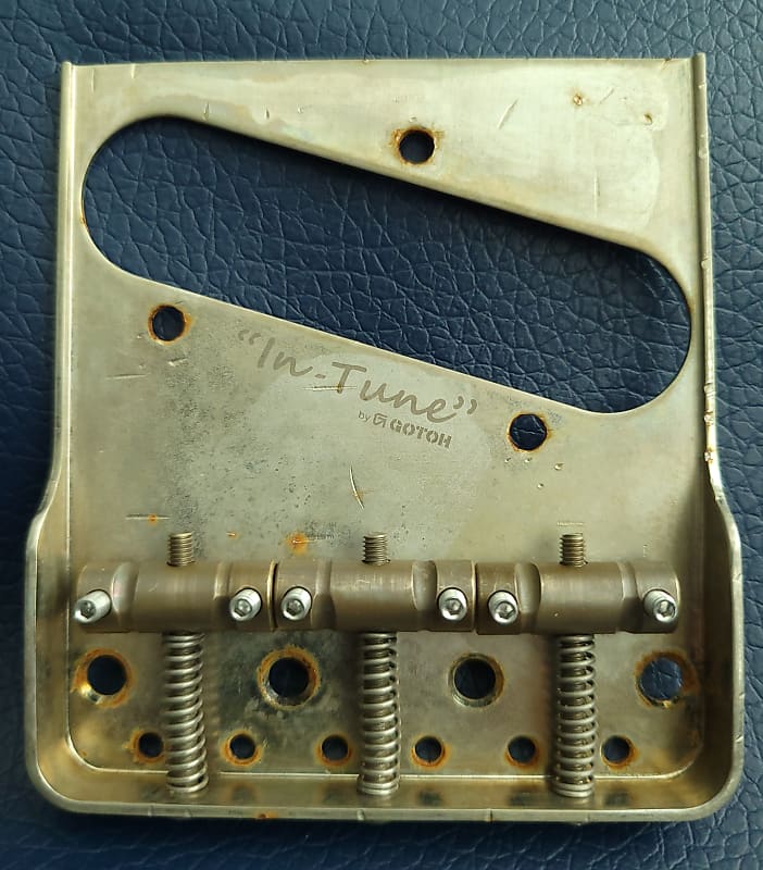 Gotoh BS-TC1S Vintage Tele Telecaster Bridge + In-Tune Brass | Reverb