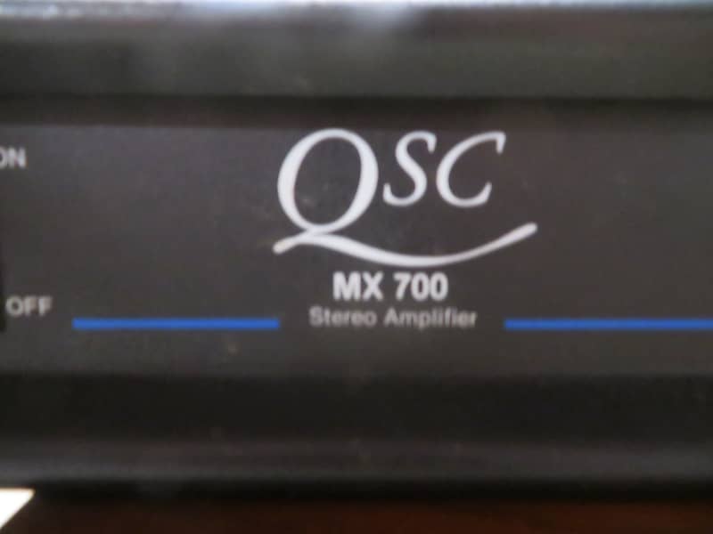 QSC MX700 guitar amp - black | Reverb