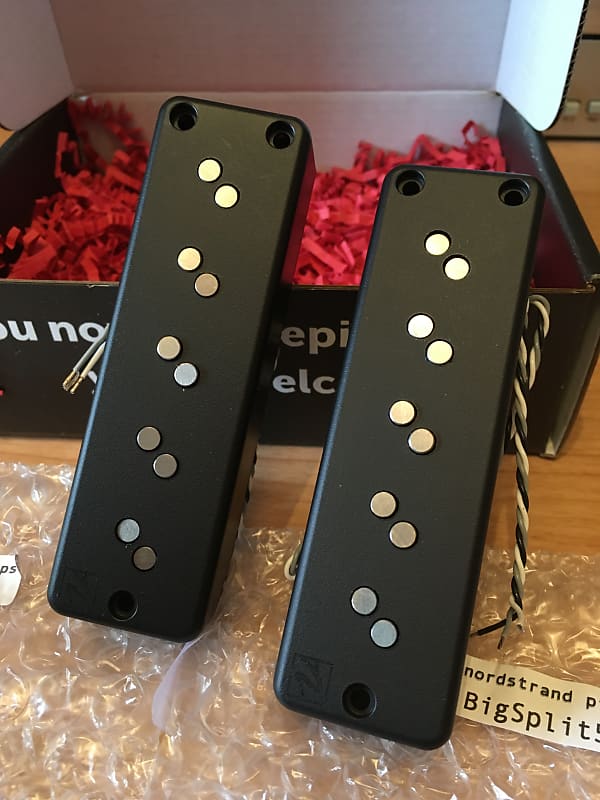 Nordstrand Audio Big Split 5-String Soapbar Bass Pickup Set, | Reverb