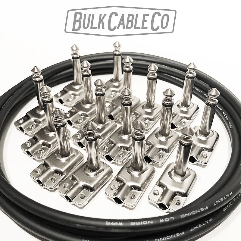 DIY Pedal Board EIGHT Patch Cable Kit - 16 SquarePlug SP500 | Reverb
