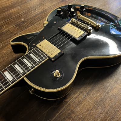 1980s Burny RLC-65 LP Custom Black Beauty Electric Guitar MIJ | Reverb