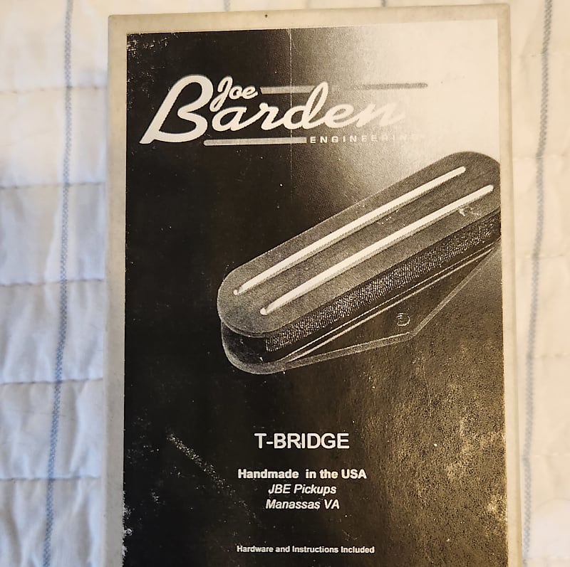 Joe Barden Engineering Danny Gatton T-Bridge 2023 - Black | Reverb