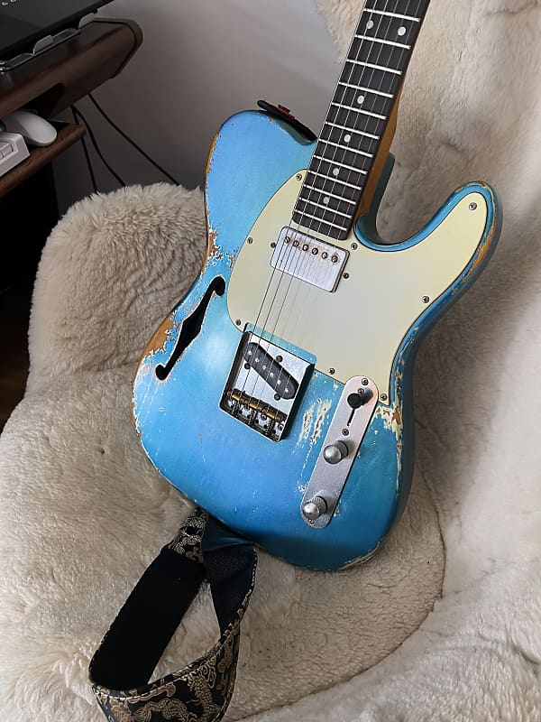 VTT Relics Thinline Tele 2022 Lake Placid Blue over | Reverb UK