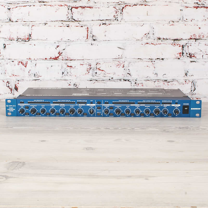 Samson S COM Plus Stereo Compressor-Limiter Rack x0745 (USED) | Reverb