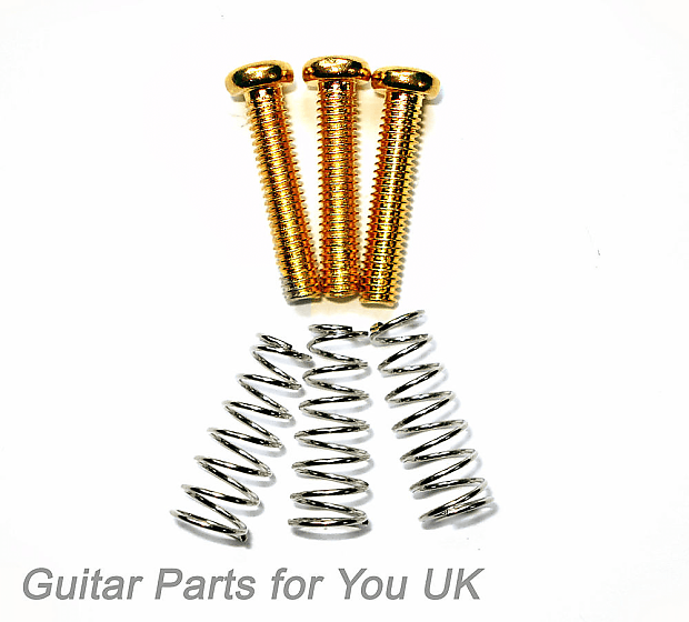 Gold Telecaster Electric Guitar Bridge Pickup Screws And | Reverb UK