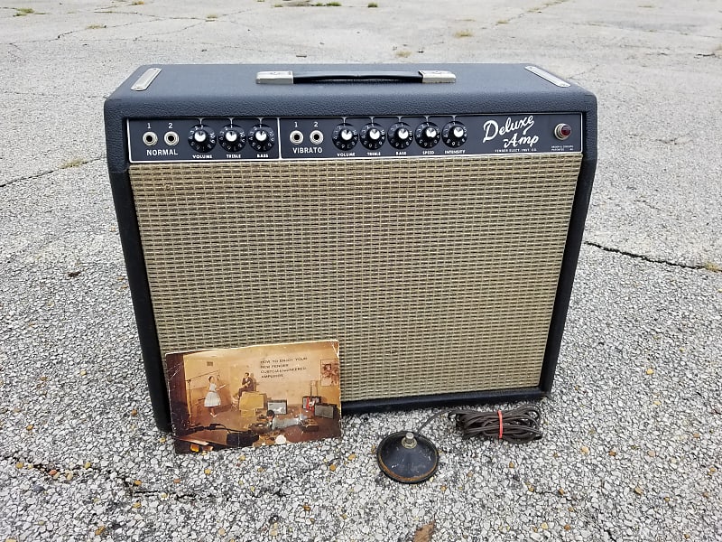 1963 Fender Deluxe Non Reverb 100% Untouched Very Early | Reverb