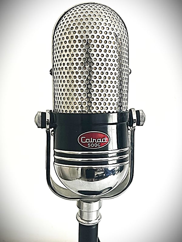 Minty 1960's CALRAD 500C Dynamic Pill Microphone - upgraded | Reverb