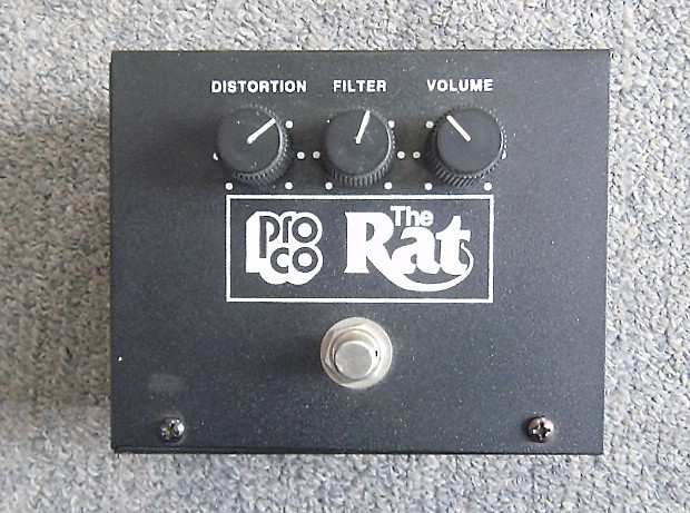 Proco Vintage Rat Overdrive Distortion Pedal USED | Reverb