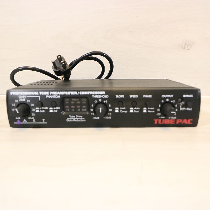 ART Tube Pac Proffesional Tub Preamp/Compressor - Black | Reverb