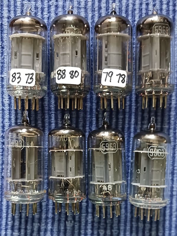 Various Brands 12AU7 Preamp Tubes (8 Tubes) | Reverb