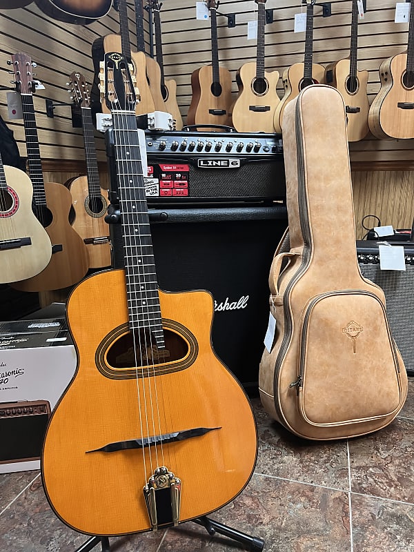 Gitane D-500 Gypsy Jazz Guitar - Natural | Reverb