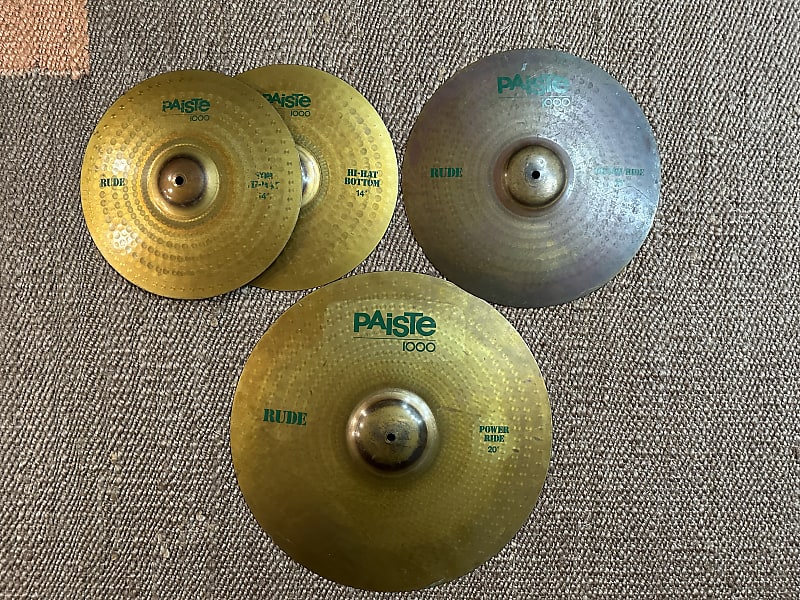Paiste 1000 rude set | Reverb